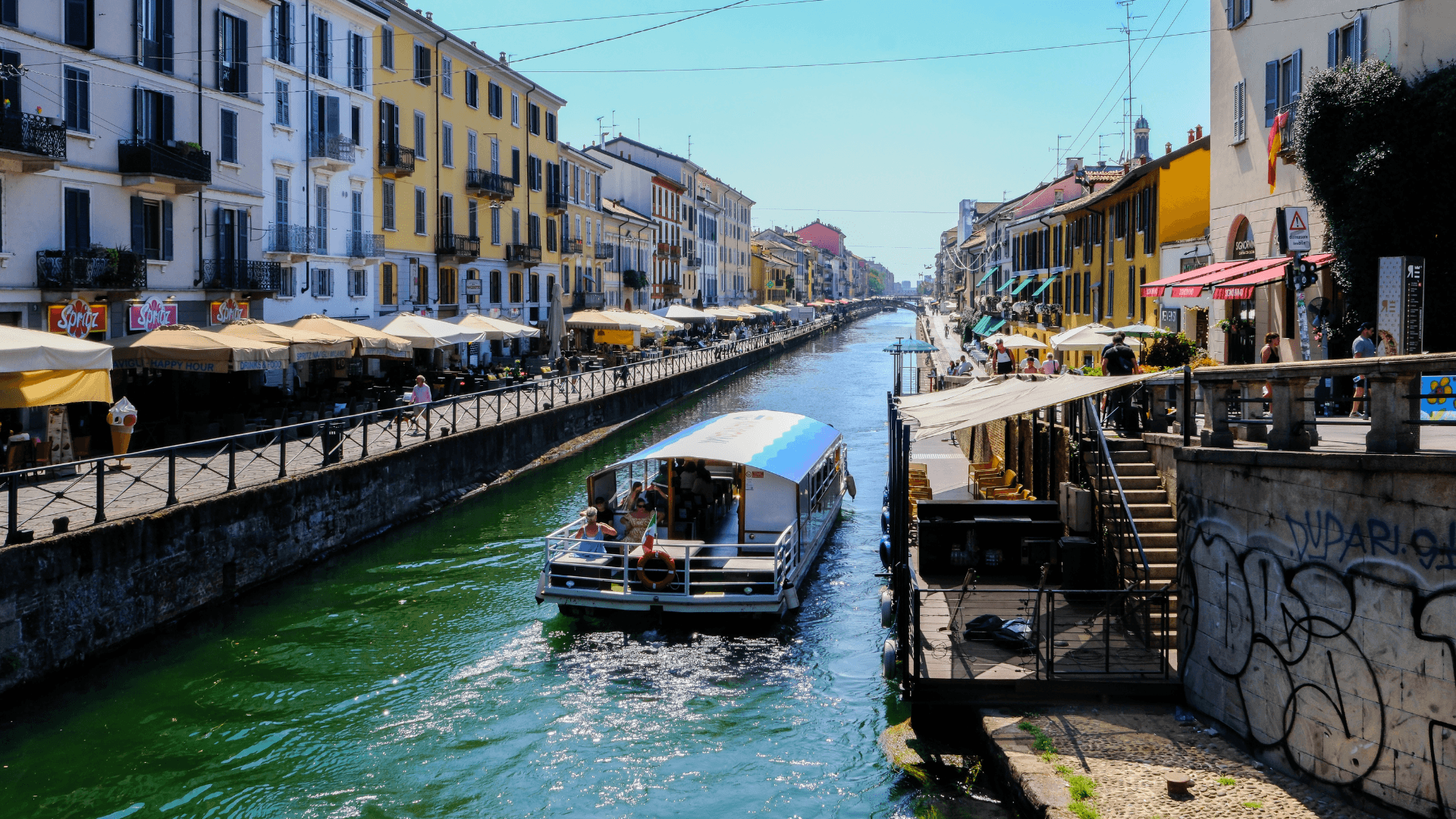Promenade en bateau sur les Navigli milanais et la Darsena - Navigami